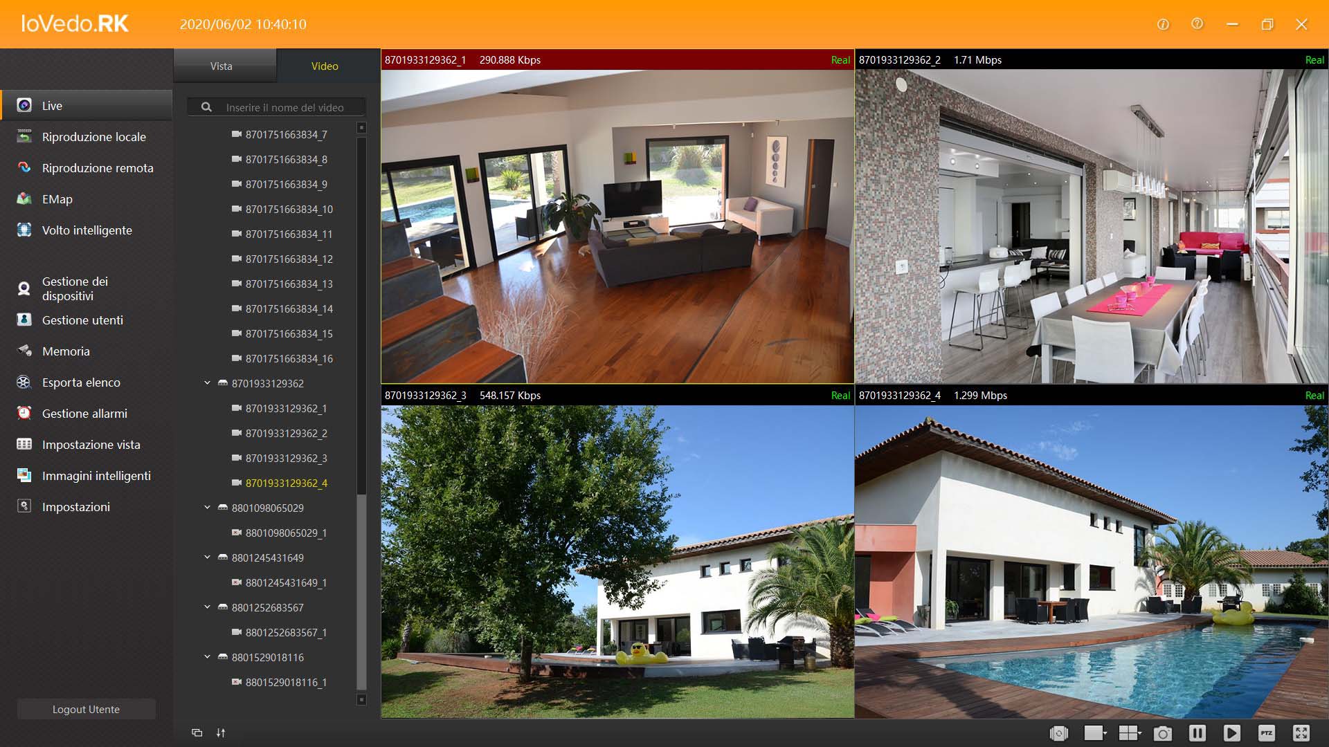 IP cameras made in Italy EU Europe, Onvif network security cameras ...