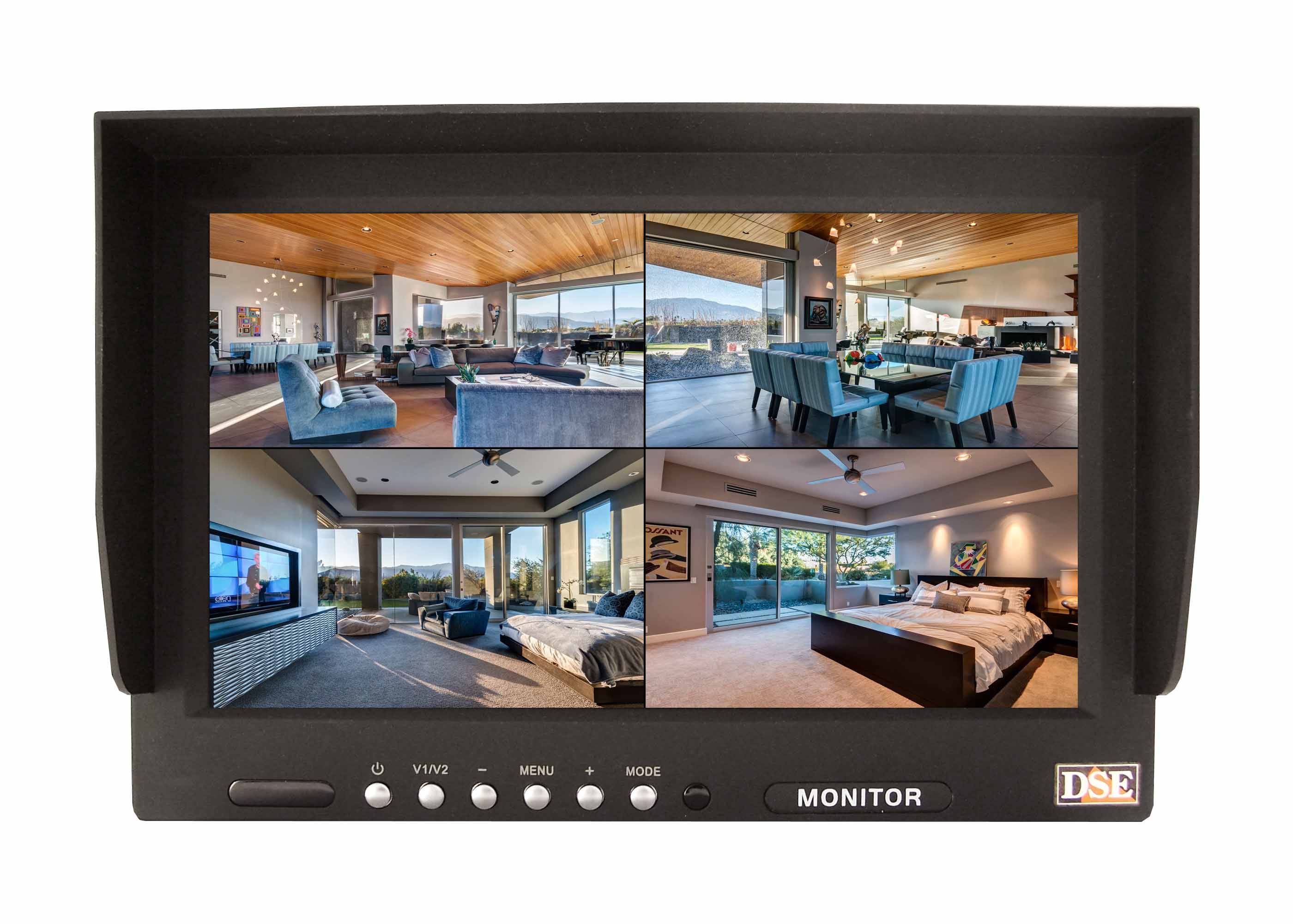 CCTV monitors for analog and AHD cameras | DSE monitors for vehicles ...