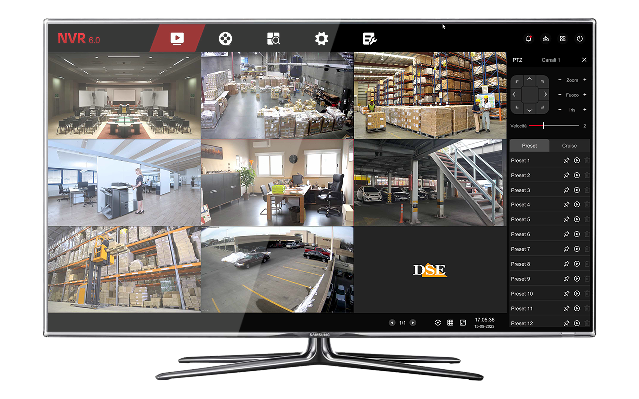 DIY POE CCTV kits for video surveillance with 8 IP cameras for outdoor ...